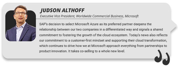 SAP-Microsoft Tie-up – Tech Giants Expand their Cloud Horizons